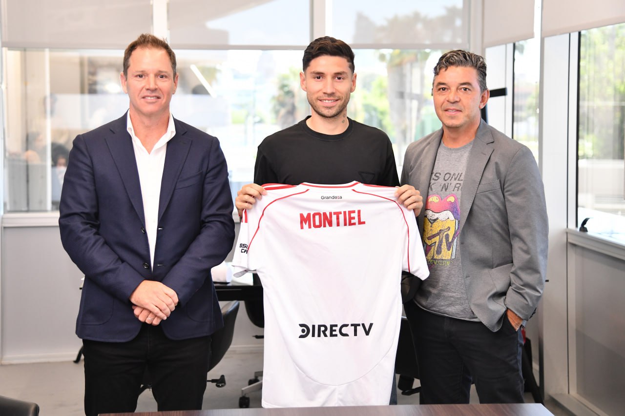 La emotiva presentación de River para Gonzalo Montiel